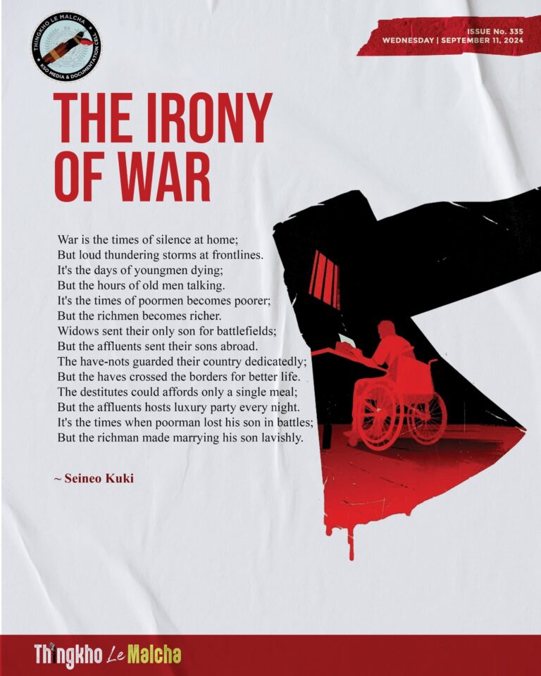 THE IRONY OF WAR - Thingkho le Malcha