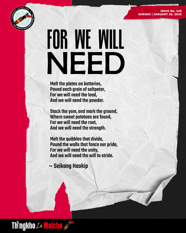 For We Will Need - Thingkho le Malcha